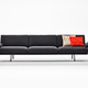 Modular sofa Zinta by Arper, Design Lievore Altherr Molina